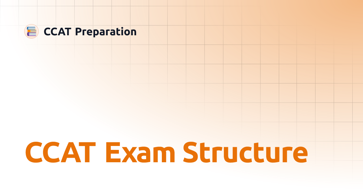 CCAT Exam Structure | CCAT Preparation